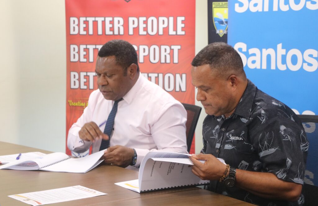 Santos renews sponsorship for Orchids | Inside PNG Santos renews sponsorship for Orchids | Inside PNG
